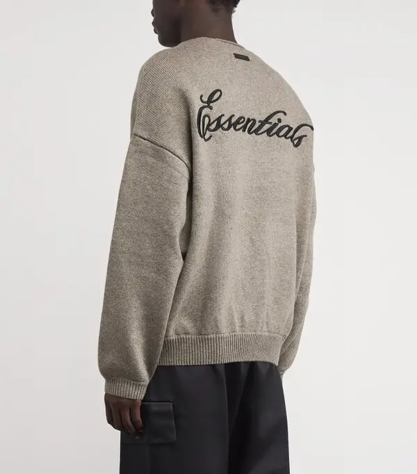 Fear Of God Waffle-knit Script Sweater