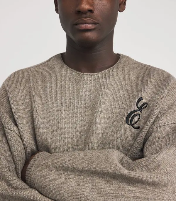 Fear Of God Waffle-knit Script Sweater
