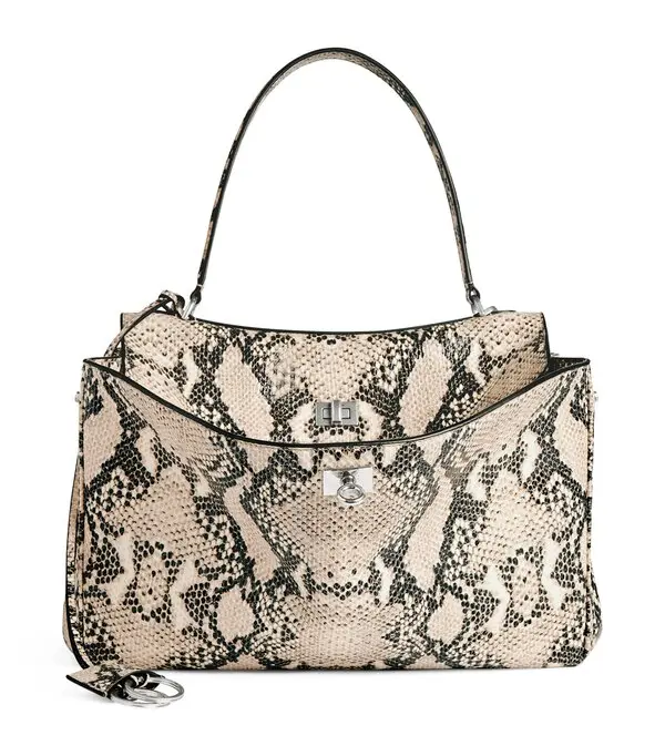 Balenciaga Leather Rodeo Shoulder Bag - Brown
