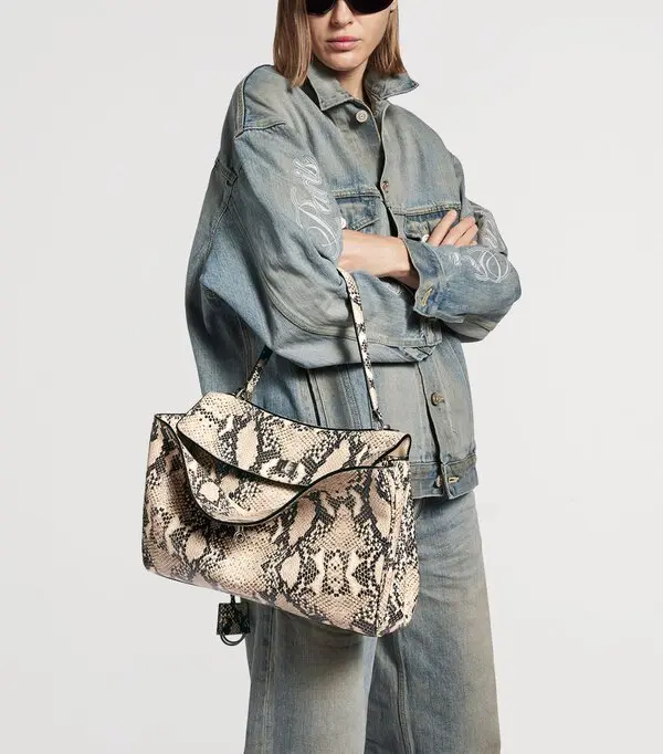 Balenciaga Leather Rodeo Shoulder Bag - Brown