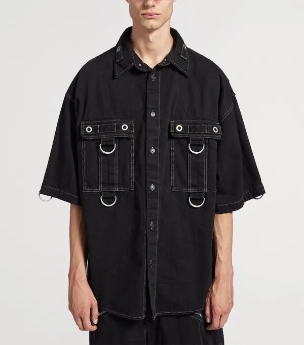 Balenciaga Distressed D-ring Shirt