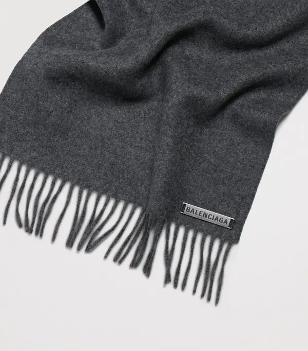 Balenciaga Cashmere-wool Scarf