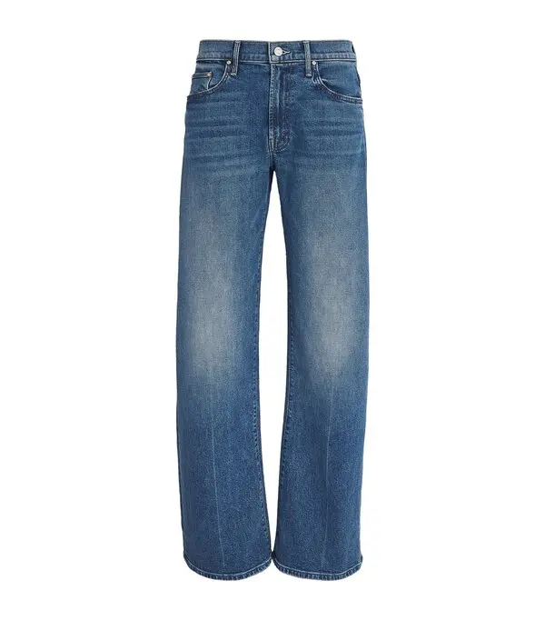 MOTHER The Lasso Sneak Barrel-leg Jeans - Blue