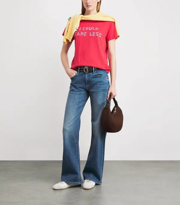 MOTHER The Lasso Sneak Barrel-leg Jeans - Blue