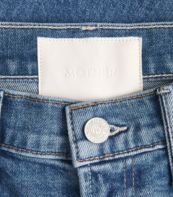 MOTHER The Lasso Sneak Barrel-leg Jeans - Blue
