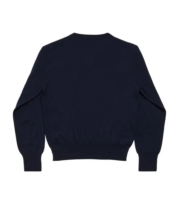 Balenciaga Wool Embroidered Sweater
