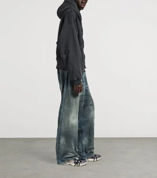 Balenciaga Layered Logo Hoodie