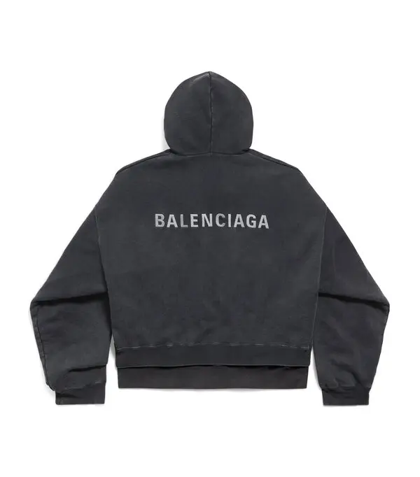 Balenciaga Layered Logo Hoodie