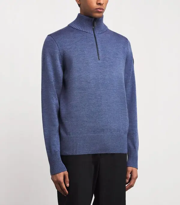 Canada Goose Rosseau Quarter-zip Sweater - Blue