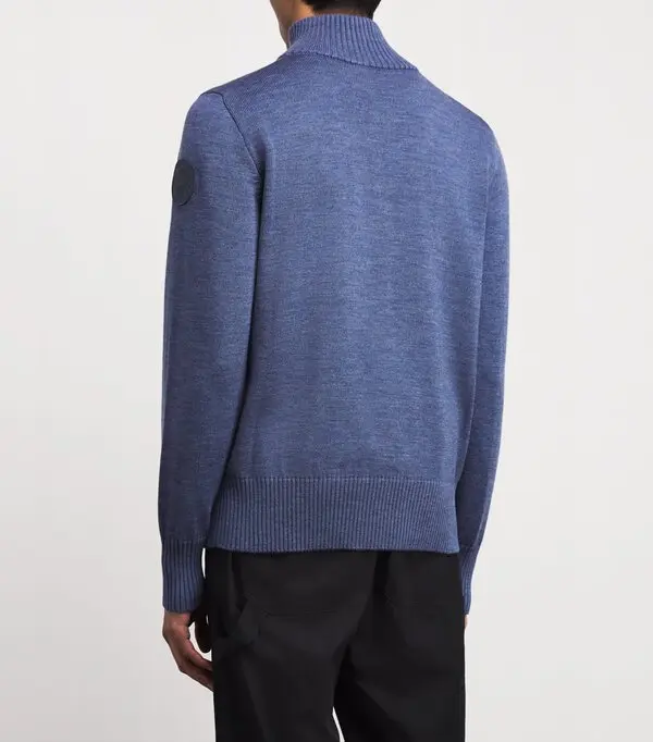 Canada Goose Rosseau Quarter-zip Sweater - Blue