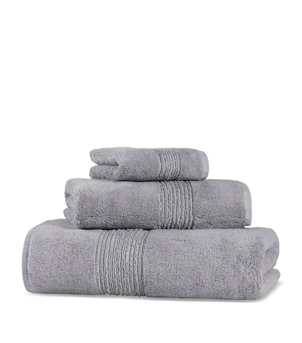 HAMAM Organic Cotton Galata Hand Towel - Grey