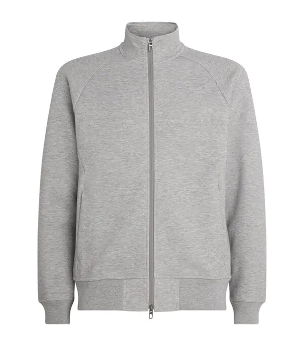 Rlx Ralph Lauren Double-knit Zip-up Jacket - Grey