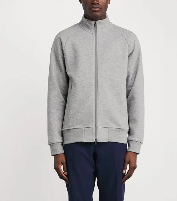 Rlx Ralph Lauren Double-knit Zip-up Jacket - Grey