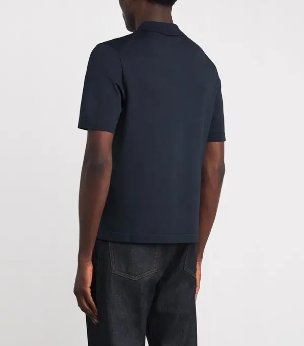 Sandro Half-zip Polo Shirt - Blue