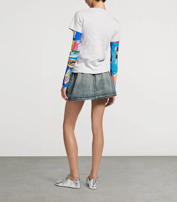 Balenciaga Double-sleeved Logo T-shirt