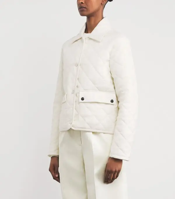 Kiton Cashmere Quilted Down Jacket