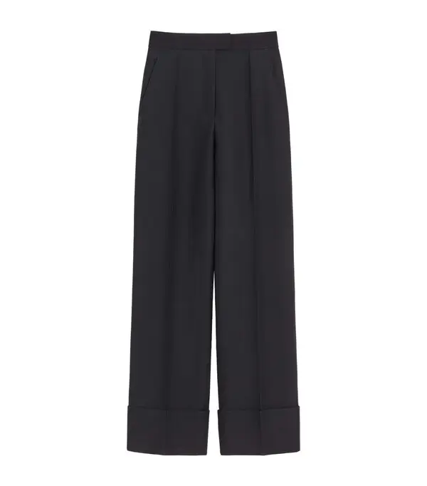 Valentino Garavani Virgin Wool-silk Trousers