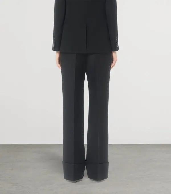 Valentino Garavani Virgin Wool-silk Trousers
