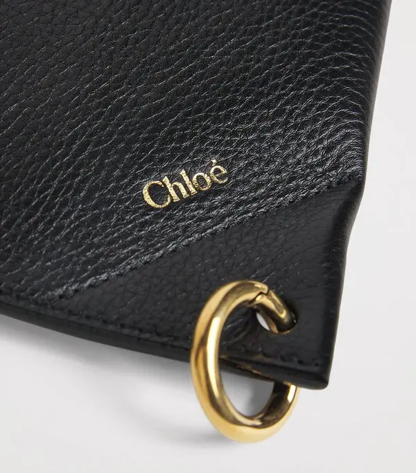 Chloé Leather Spin Pouch - Black