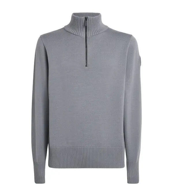 Canada Goose Rosseau Quarter-zip Sweater - Grey