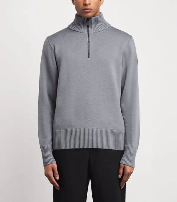 Canada Goose Rosseau Quarter-zip Sweater - Grey