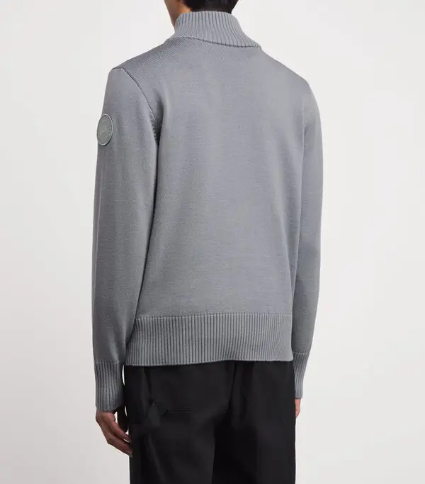 Canada Goose Rosseau Quarter-zip Sweater - Grey