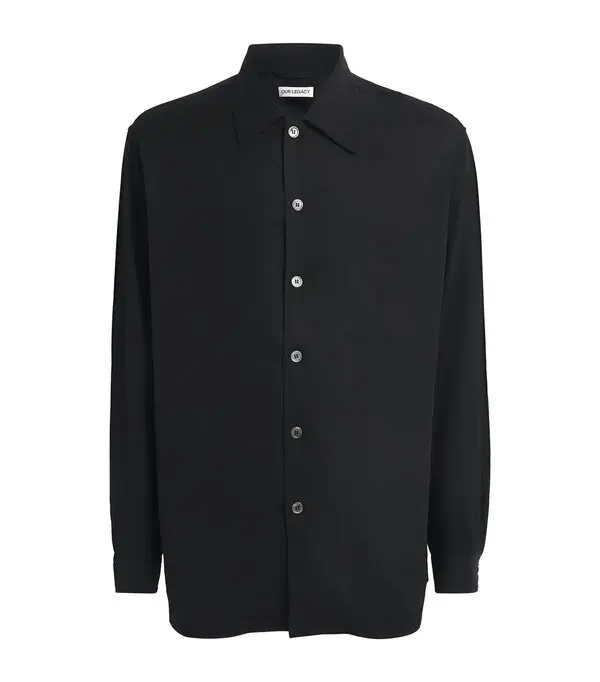 Our Legacy Poplin Shirt - Black
