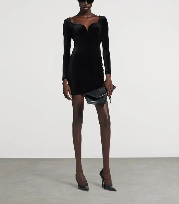 balenciaga little black dress Minidress Dresses Black