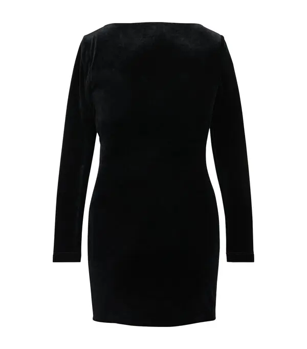Balenciaga Velvet Mini Dress