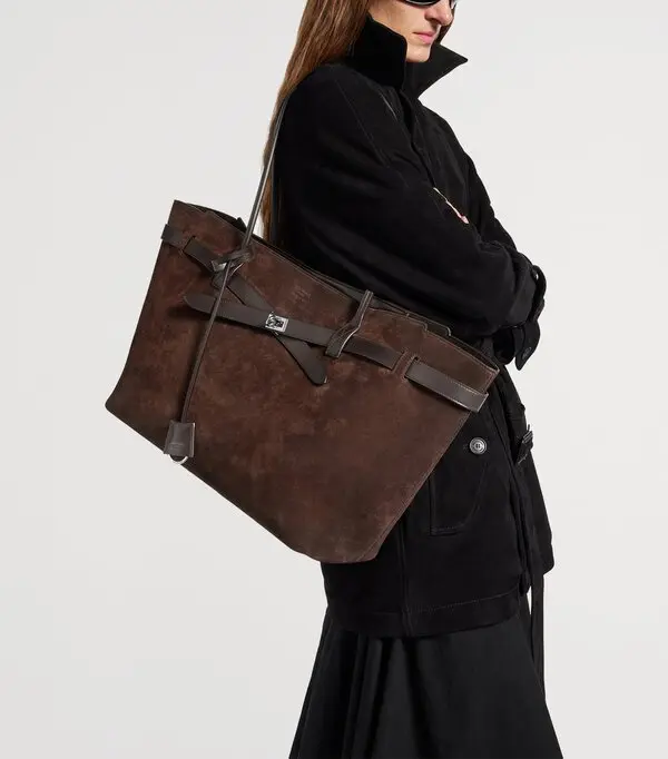 Balenciaga Bel Air Tote Bag - Brown