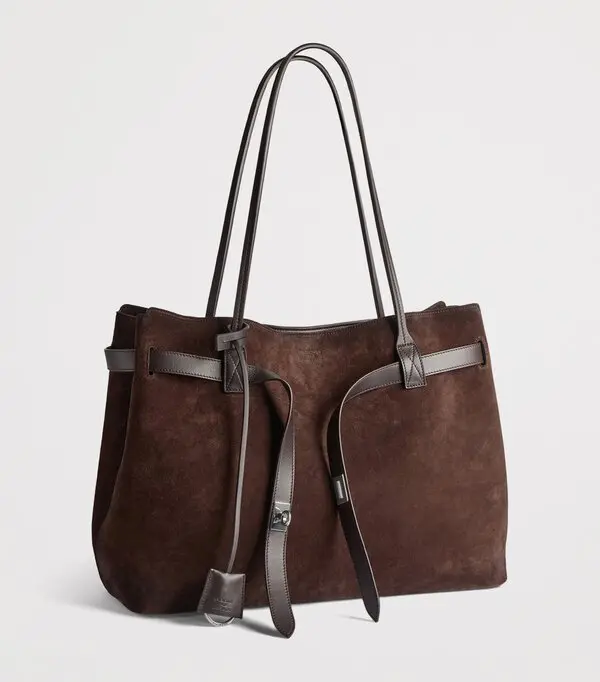 Balenciaga Bel Air Tote Bag - Brown