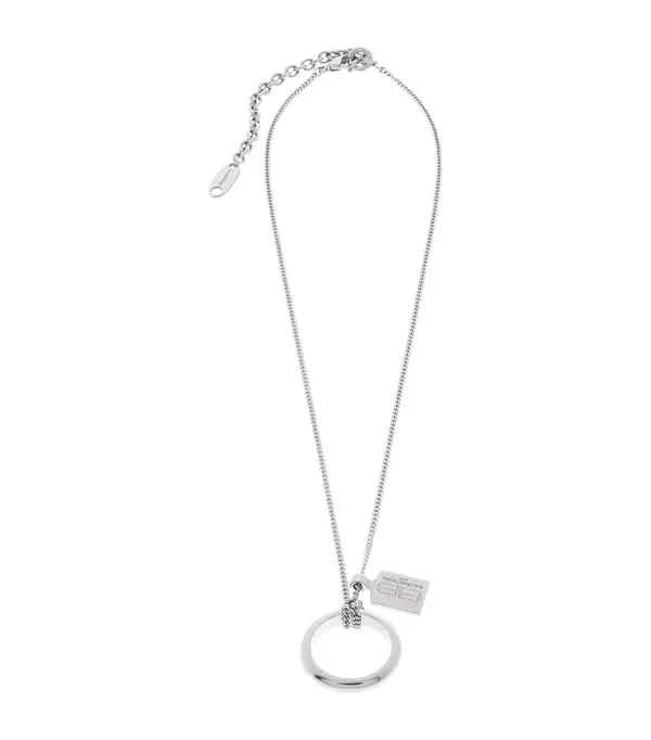 Balenciaga Saint-germain Ring Necklace - Silver