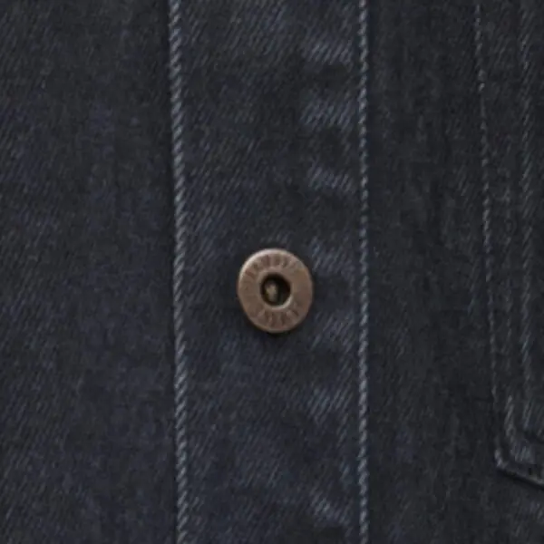 Loewe Anagram-patch Denim Overshirt - Black