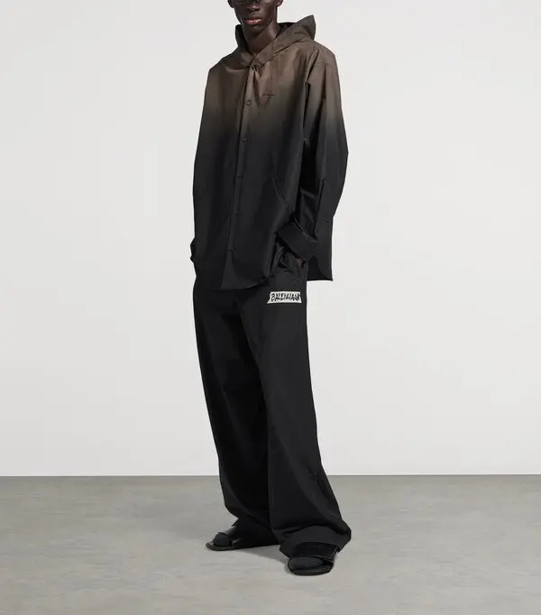 Balenciaga Hooded Ombré Shirt