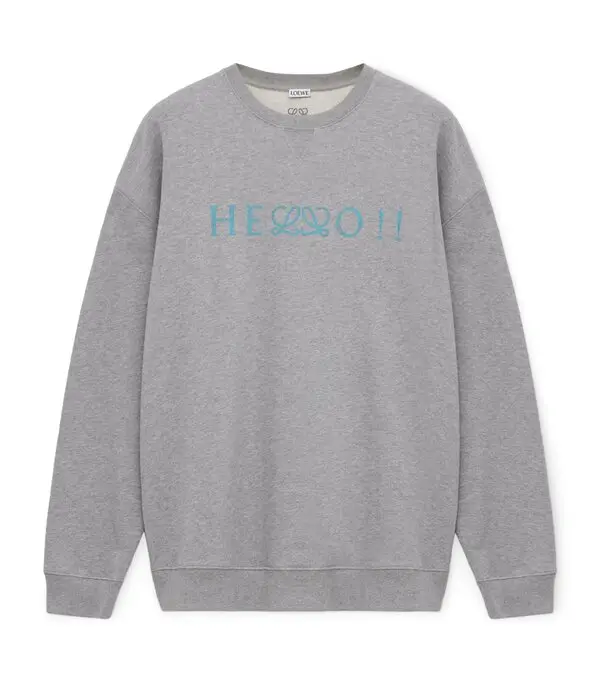 Loewe Cotton-blend Logo Sweatshirt
