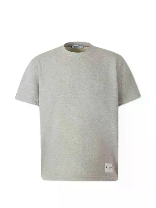 Givenchy Logo-patch T-shirt - Grey