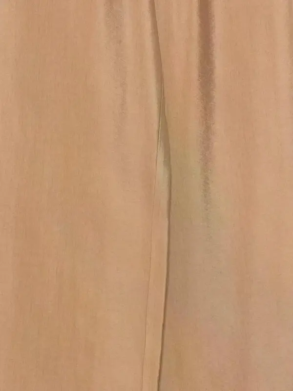 ALYSI Elasticated Palazzo Pants - Brown