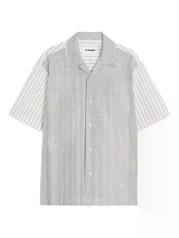JIL SANDER Striped Short-sleeve Shirt