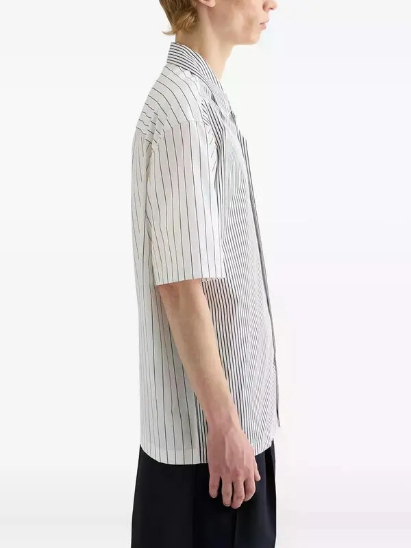 JIL SANDER Striped Short-sleeve Shirt