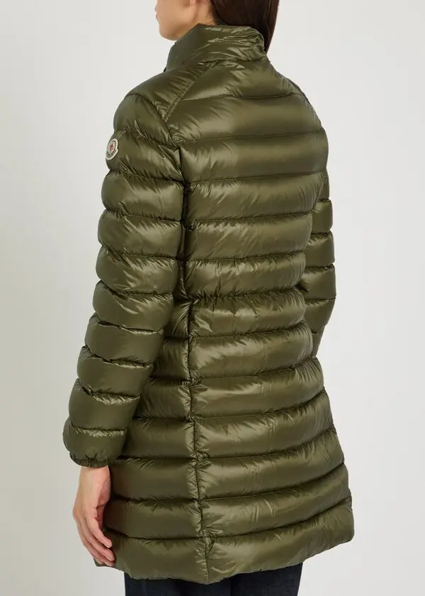 Moncler Genet Padded Shell Coat - Khaki