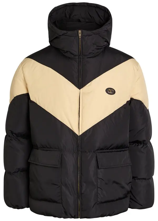 Valentino Garavani Padded Colour-blocked Down Jacket