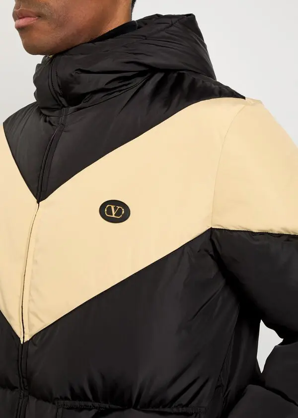 Valentino Garavani Padded Colour-blocked Down Jacket