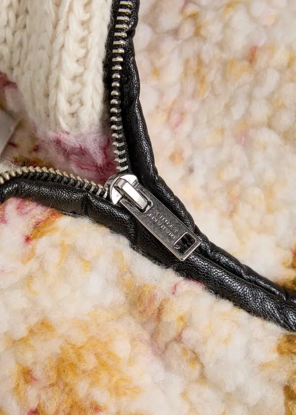 Isabel Marant Étoile Marner Patterned Fleece Coat - Multicoloured