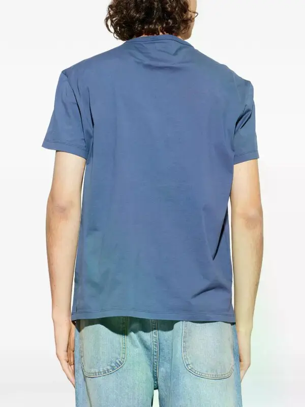 MAISON MARGIELA Embroidery T-shirt - Blue