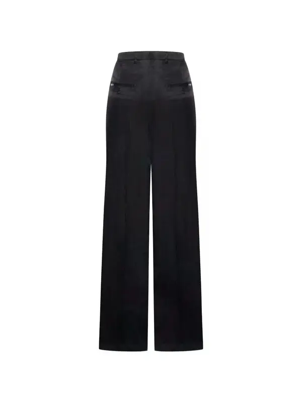 Rick Owens Pressed-crease Tailored Trousers