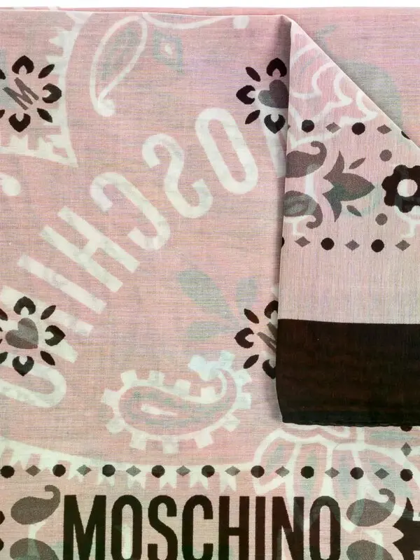 Moschino Logo-detail Scarf