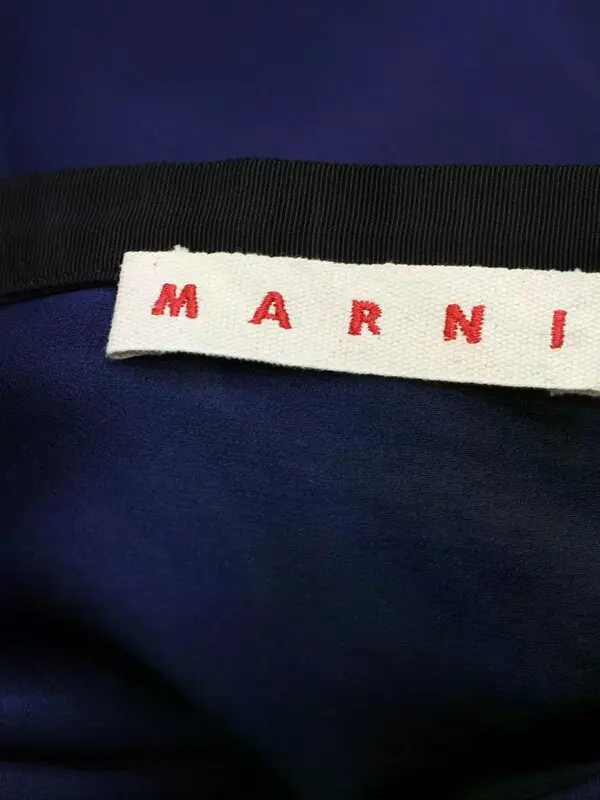 Marni High-neck Asymmetric Dress
