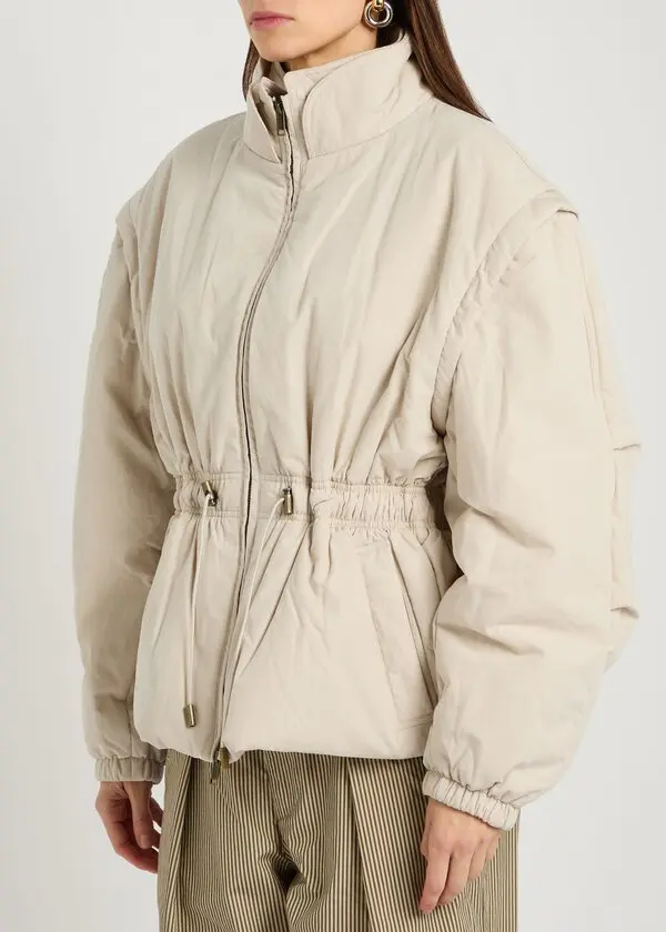 Isabel Marant Étoile Dastyni Detachable-sleeve Padded Coat