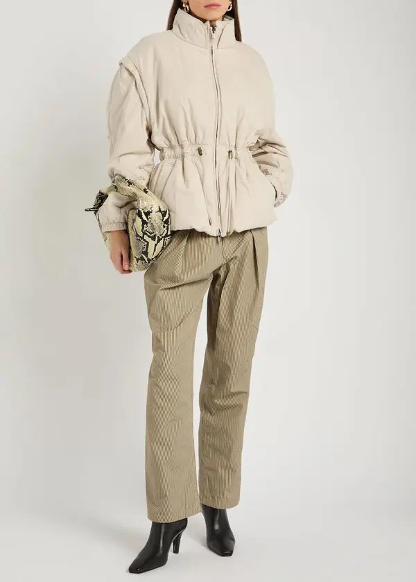 Isabel Marant Étoile Dastyni Detachable-sleeve Padded Coat