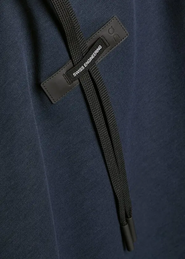 On Focus Tech Hooded Cotton-blend Sweatshirt